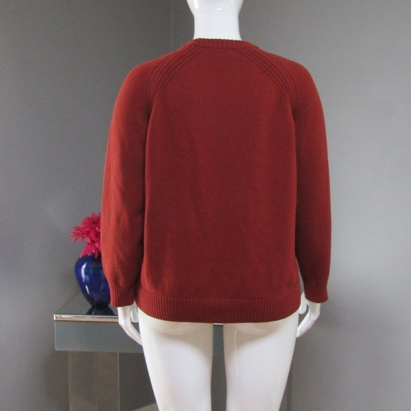 JEANNE PIERRE | Sweaters | New Jeanne Pierre Henna Rust Red Sweater ...